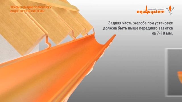 Aquasystem - как правильно произвести монтаж водосточной системы