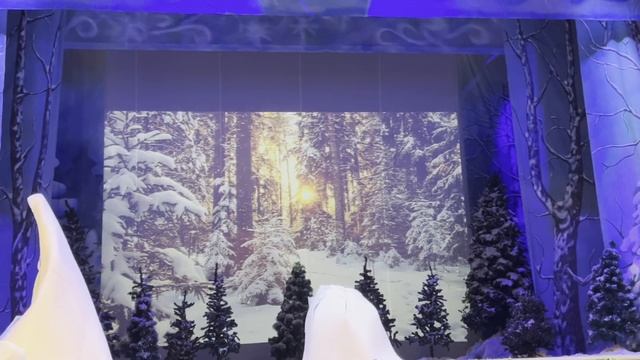 СНЕЖНЫЙ ЦВЕТОК, театральный коллектив "Гном" , фрагмент спектакля на выступлении в Астрахани