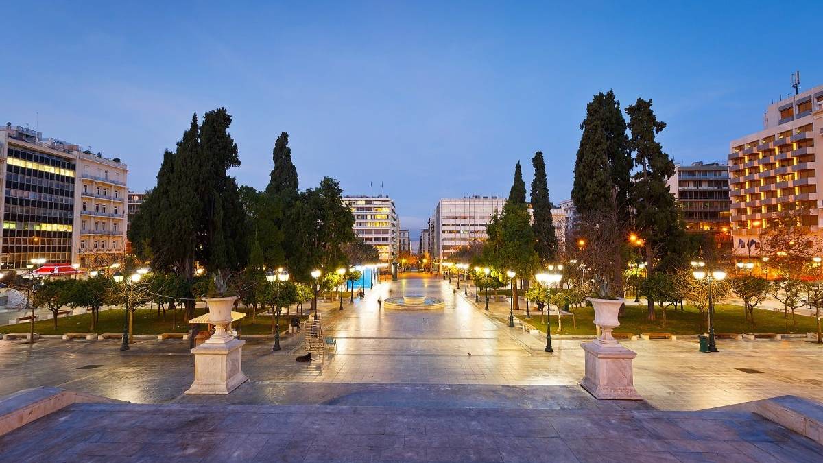 Афины | Центр города, площадь Синтагма |