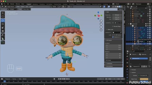 06 - Blender 2D to 3D - L Rig