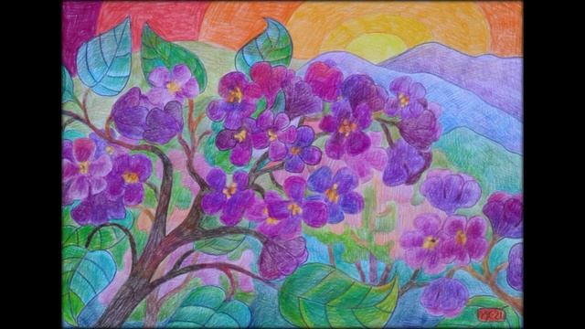 Мне приснился дивный сад. Вариант обработки от 01.2022. Композ., аранж., художн. Ю. Кучмаева