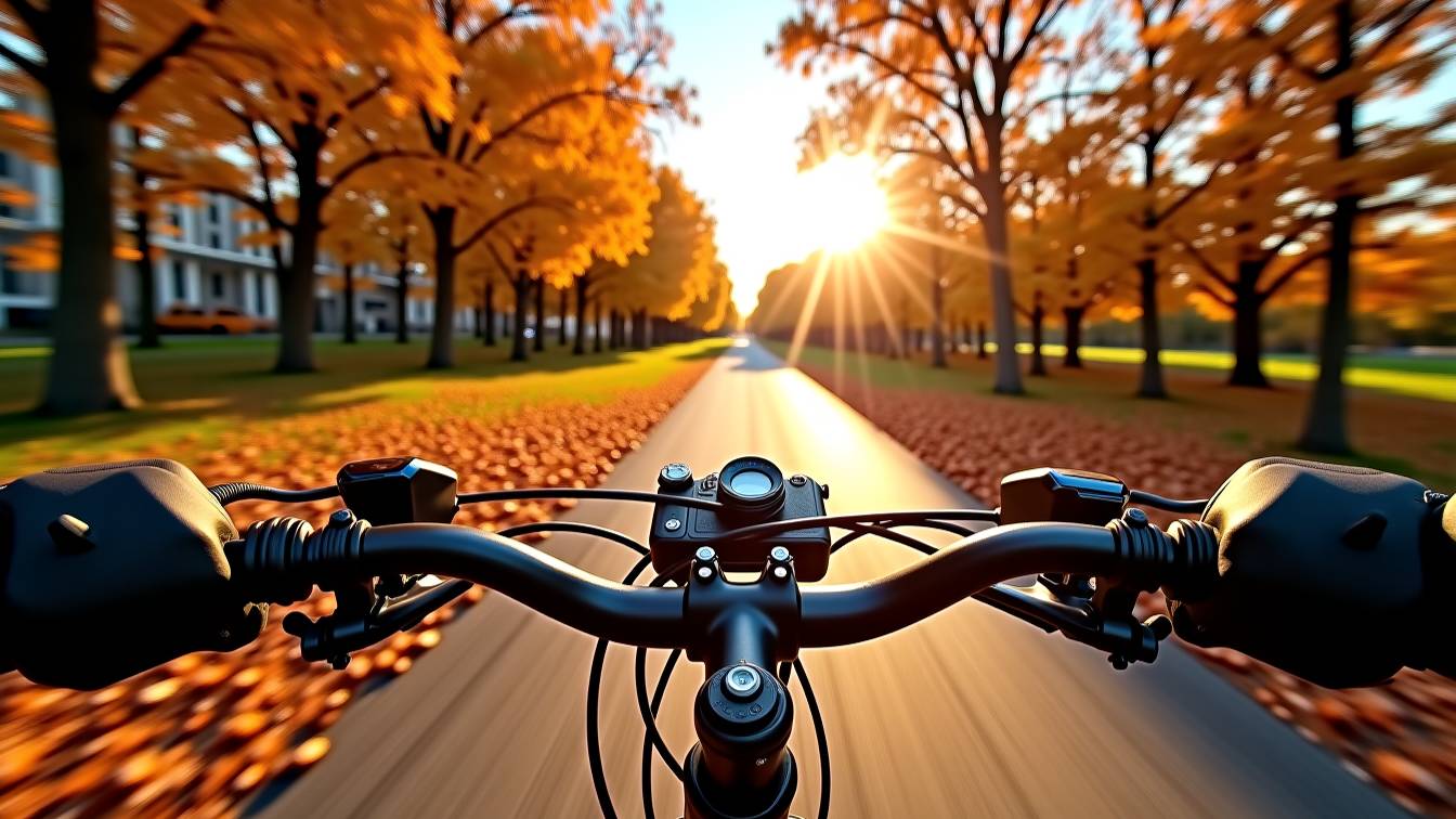 Велопокатушка до соседнего города 1-серия. Золотая осень.