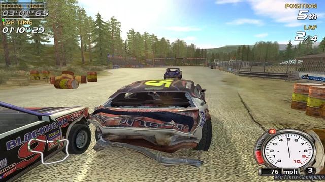 Flatout | 2004 | Gameplay Linux