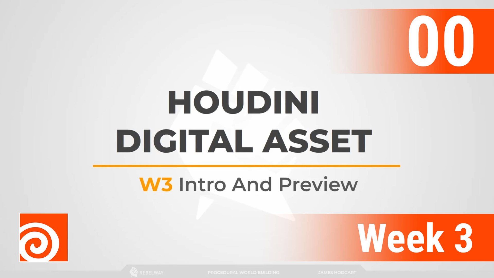 Week 3 - 0 - City Creation in Houdini [русский перевод]