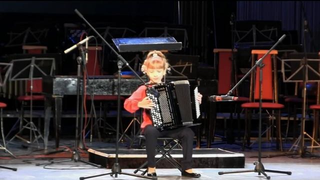 Ю.Гаврилов "Метелица" Юная виртуозка Алёна КЛИВИТЕНКО 8 лет Ст.Крыловская