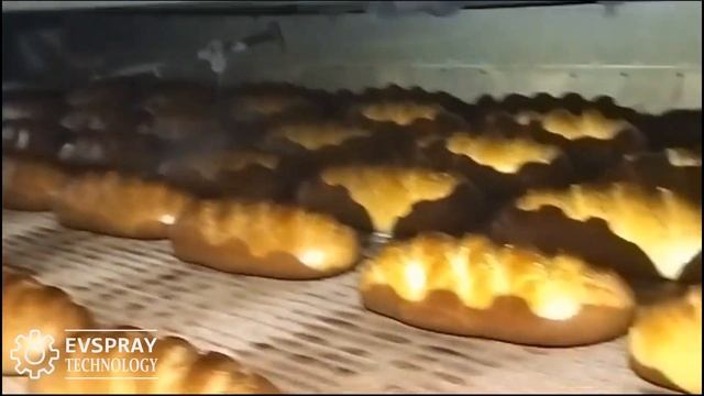 Применение форсунок в хлебопекарном производстве. [Плоскоструйные форсунки]