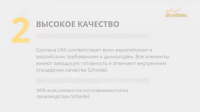 Schiedel UNI  - 3 преимущества керамического дымохода