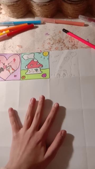 Лёгкие маленькие рисунки. Делаю плакат. Часть 5