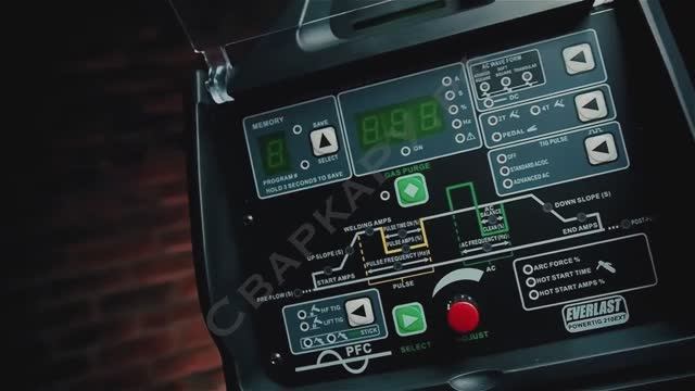 Установка для аргонодуговой сварки Everlast PowerTIG 210EXT AC/DC Коротко
