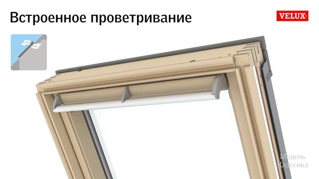 Мансардное окно VELUX Классика GGL