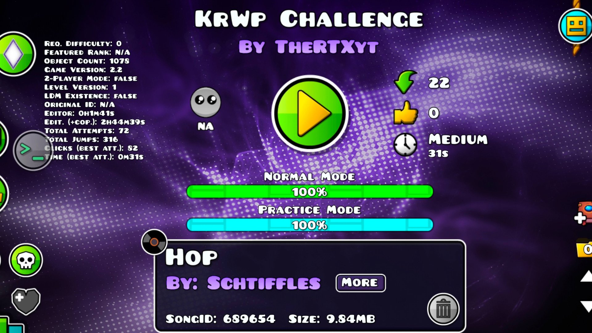 Ещё один уровень от RTX (KrWp challenge) 100% (сложно)