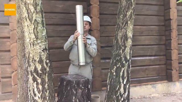 Schiedel Монтируем дымоход правильно