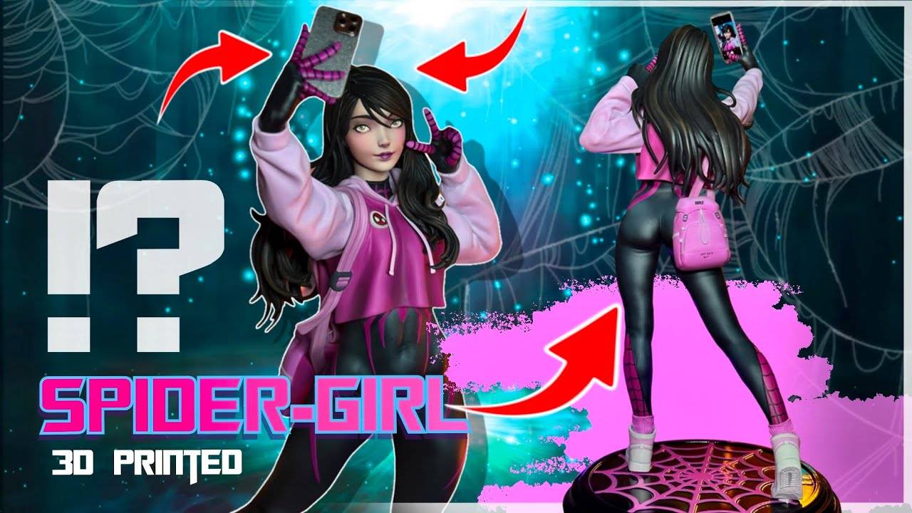 Как нарисовать 3d-печать - Custom Spidergirl