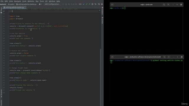 3.5. Setting the vehicle states