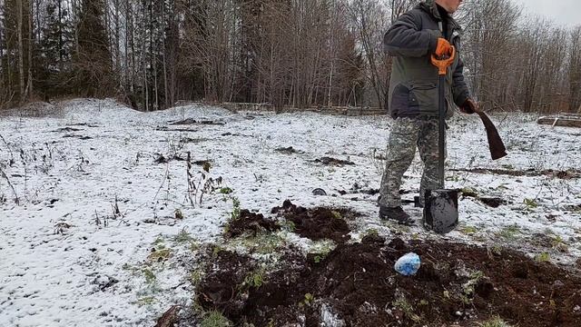 КОП на совхозе вдоль заброшенных теплиц 90-х