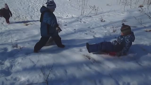 Катание с горки