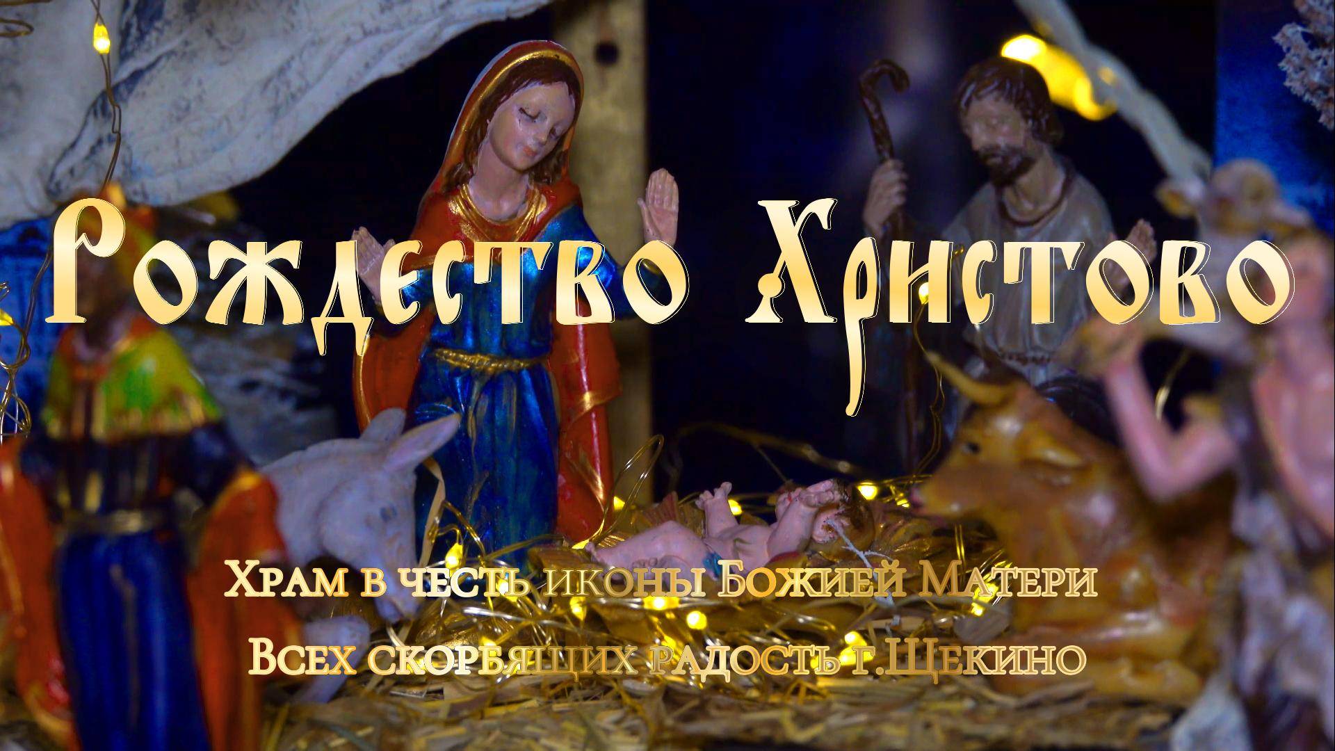 Рождество Христово 2024. Храм в честь иконы Божией Матери Всех скорбящих радость г.Щекино
