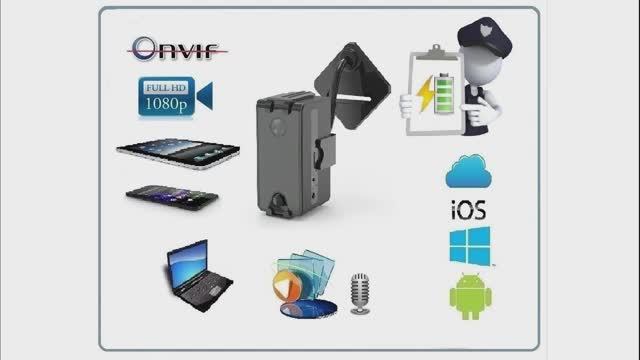 Артикул: DE-WAI-LS002 Комнатная беспроводная WiFi видеокамера на аккумуляторе с DVR с кронштейном