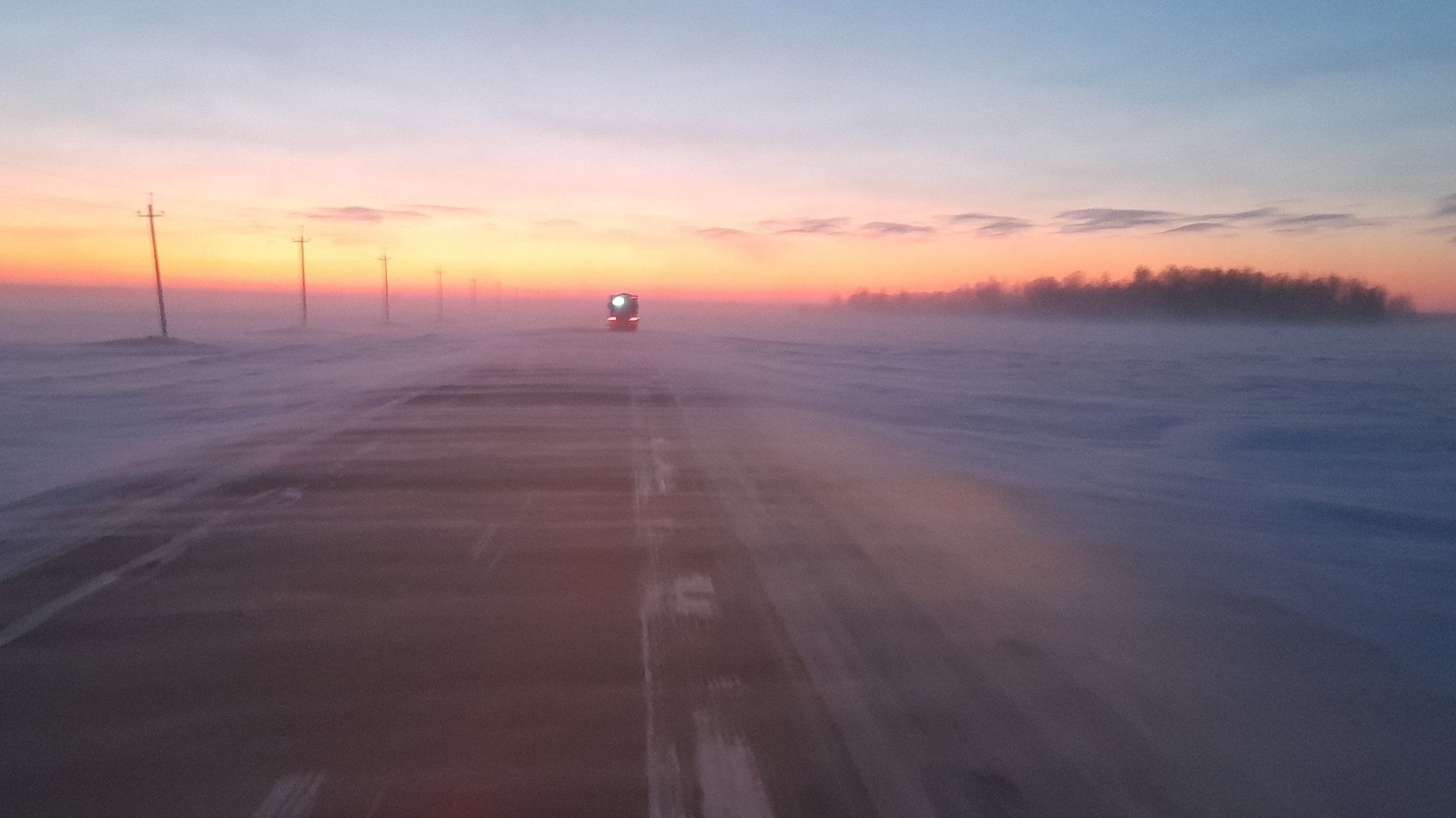 очень сильная метель