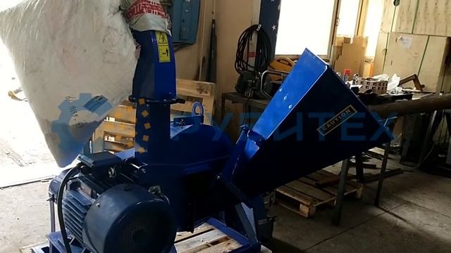 Измельчитель веток и дерева BX-42 с электродвигателем РУБИТЕХ