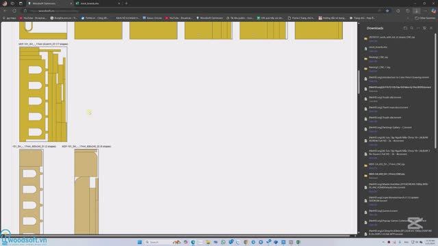 Раскрой обрезков и плитов разных размеров с помощью Woodsoft Nesting