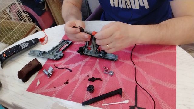 Уход за пневматическим пистолетом. ПМ-49