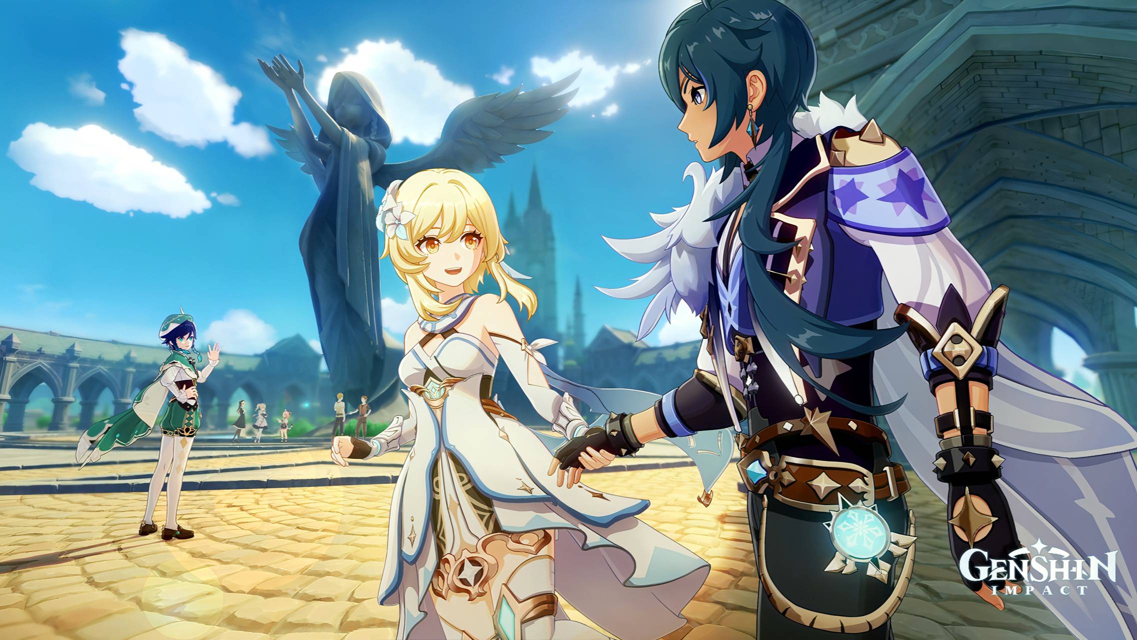 Встреча с Кэйа Выдумки и Выпивка Геншин Импакт Dwers стрим