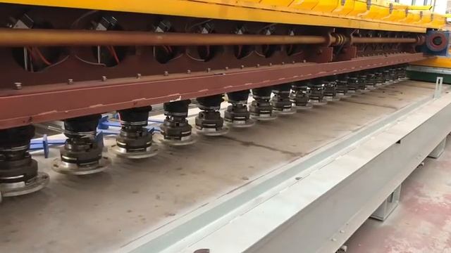 Полировальная линия 16 голов для гранита мрамора. Станок для полировки гранита мрамора.