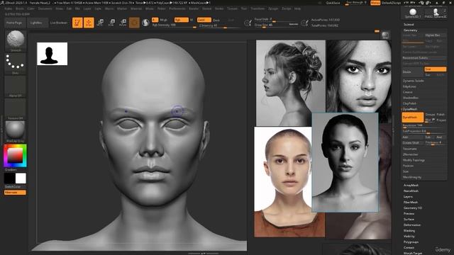 10. Добавление деталей к лицу