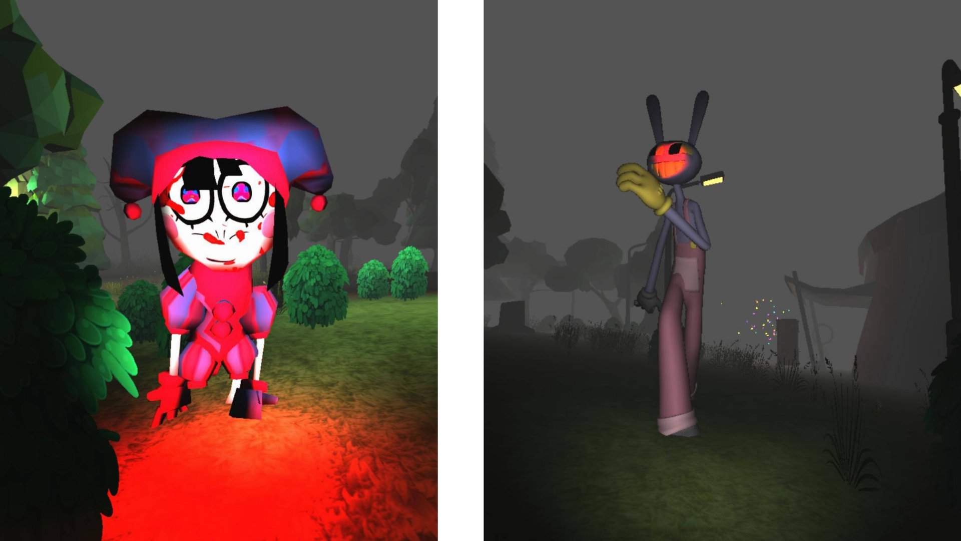 Побег из Цифрового Цирка!!! Злой Кейн и Сумасшедшая Помни