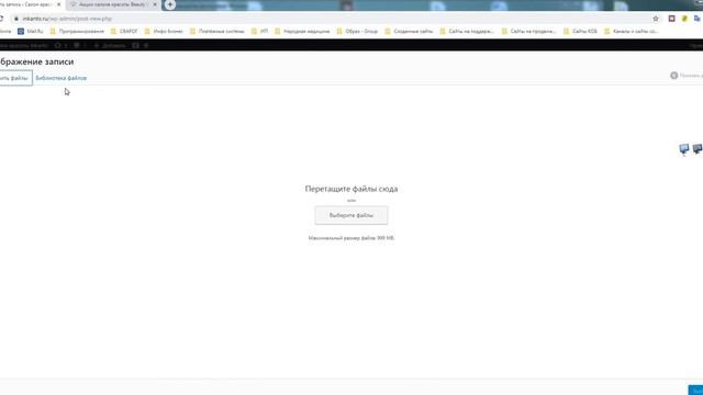 Инструкция по добавлению записей для сайта на WordPress