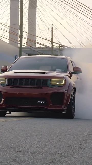 Самый мощный джип SRT в мире на 1200 л.с. в обвесе от Renegade Design #jeep #srt #trackhawk
