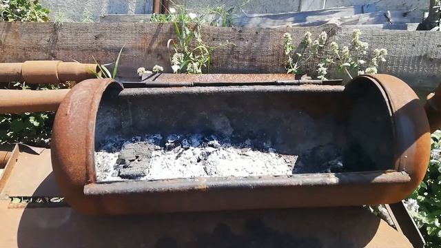 Самодельный мангал из пропанового баллона