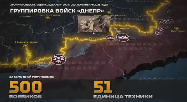 Хроника событий СВО за первую неделю 2025 года