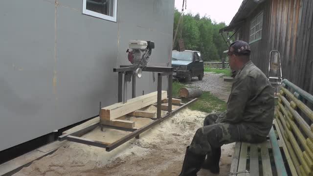 Автоматизация цепной пилорамы