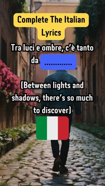 Complete The Italian Lyrics