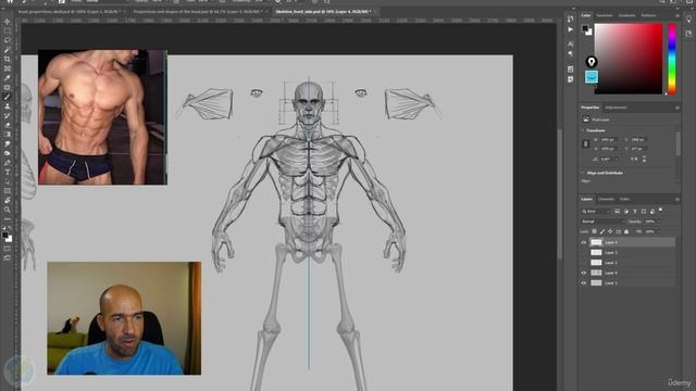 4. Общий чертеж тела, часть 2