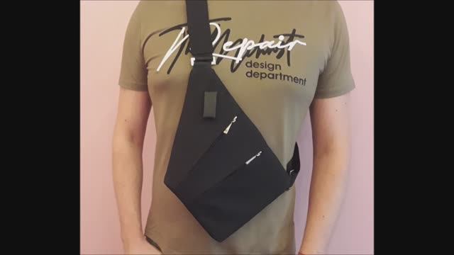 Сумка-Кобура (мессенджер) ВЫКРОЙКА + пошив! Стильная и практичная! DIY