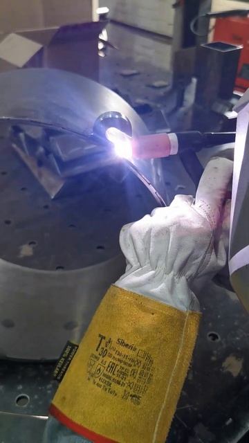 Аргонно-дуговая сварка, обечайка 5 мм