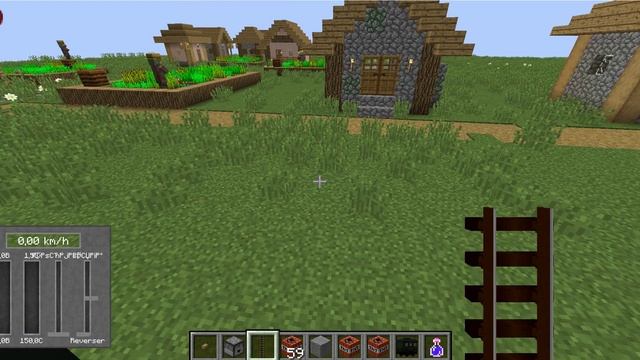 смотрим мод на поезда в майнкрафт.тема советские электрички