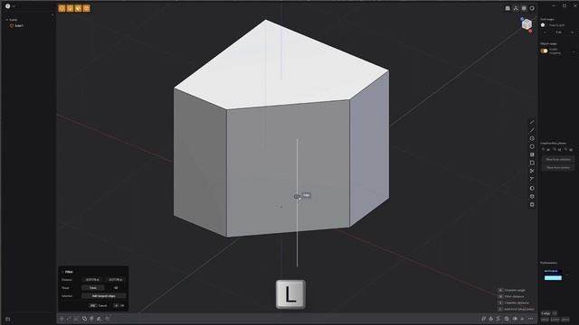 Plasticity / 05. Фаска / скругление Добавление предельной точки