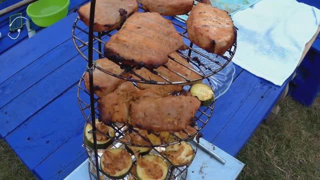 СТЕЙКИ в тандыре на этажерке!