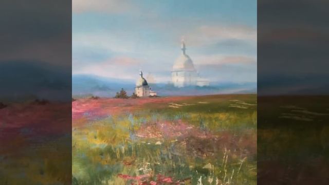 «Дышать» Масло, холст  100/120 Художница Марина Калини-Птицына