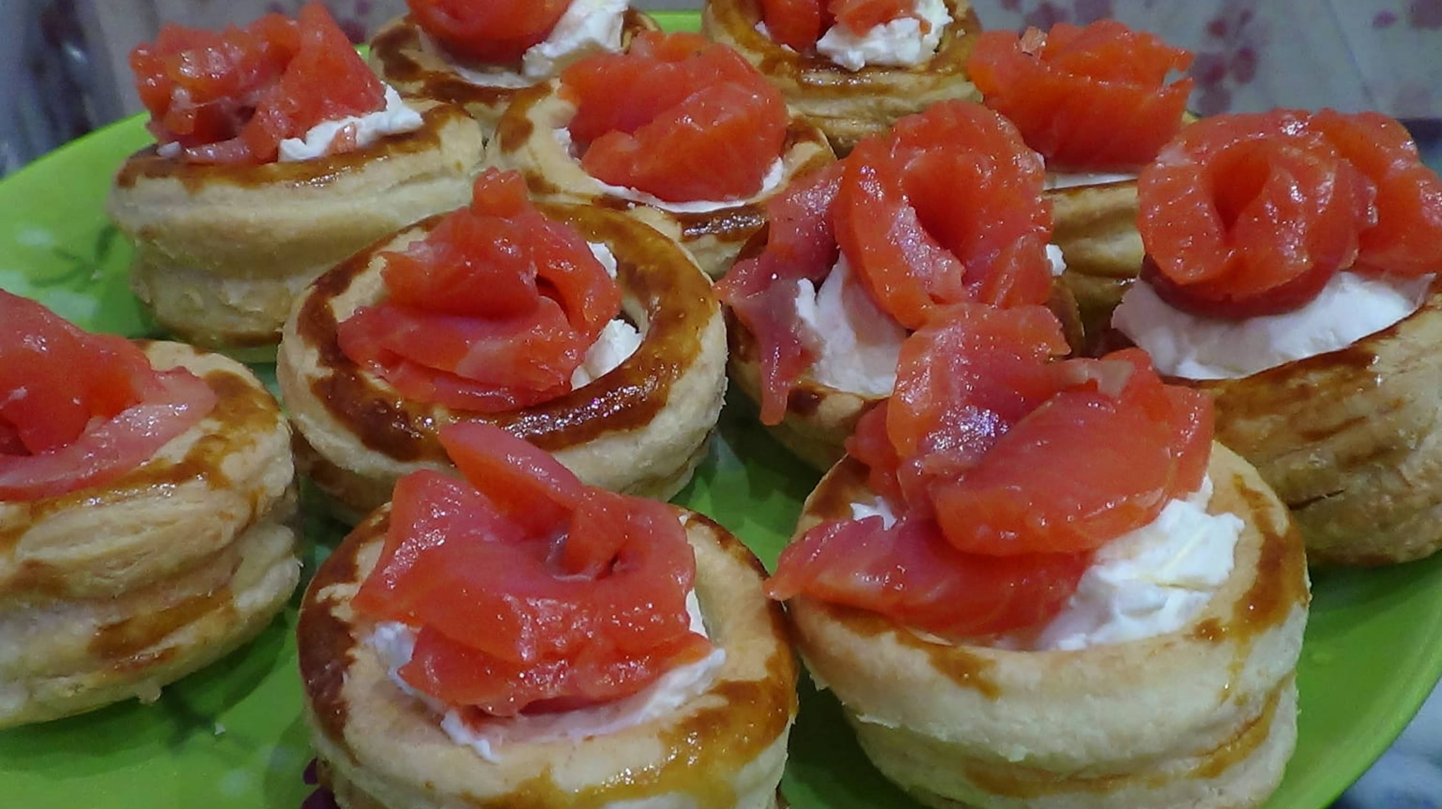 Праздничная закуска с рыбой