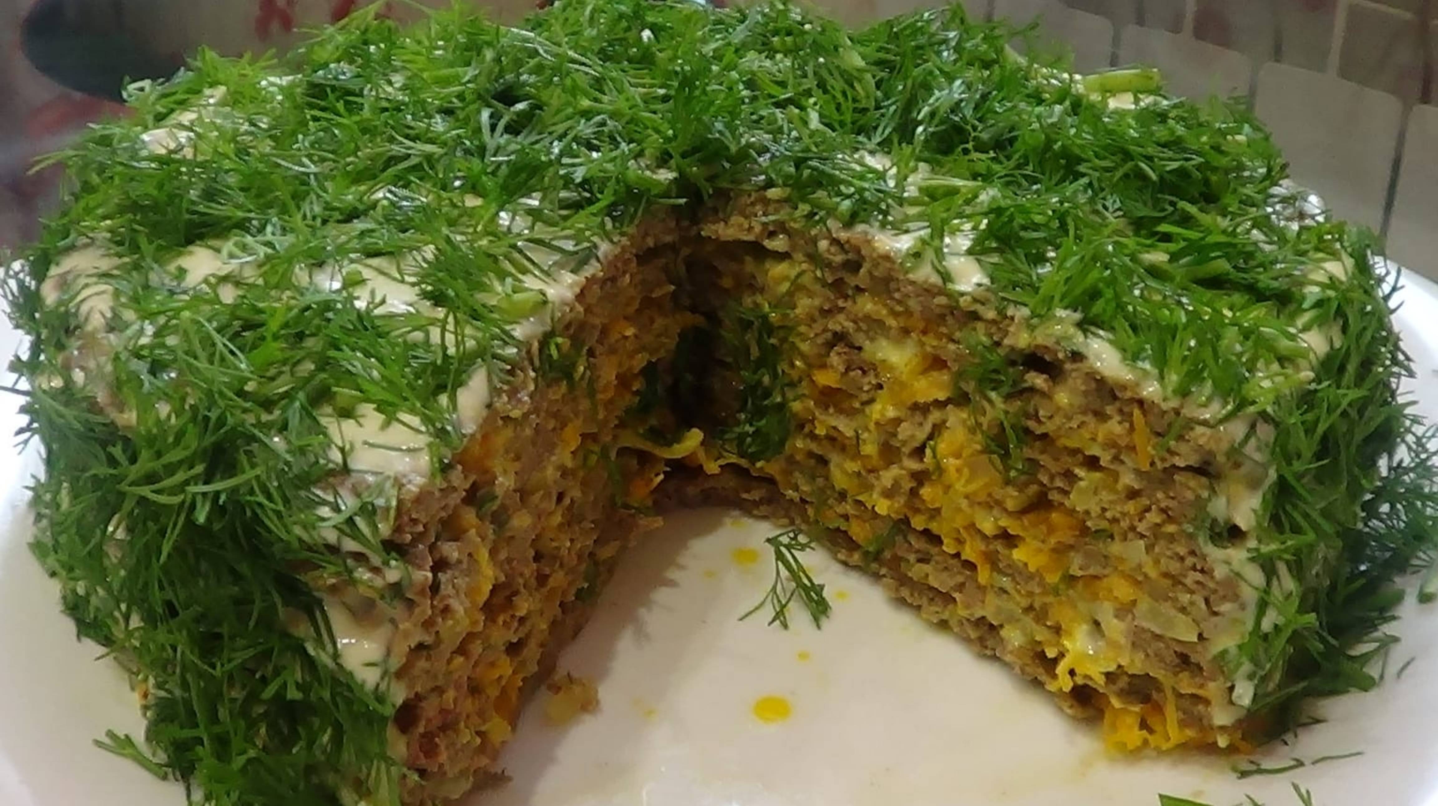 Печеночный торт