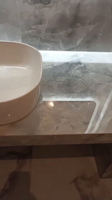 Обзор ремонта в ванной комнате. #shorts