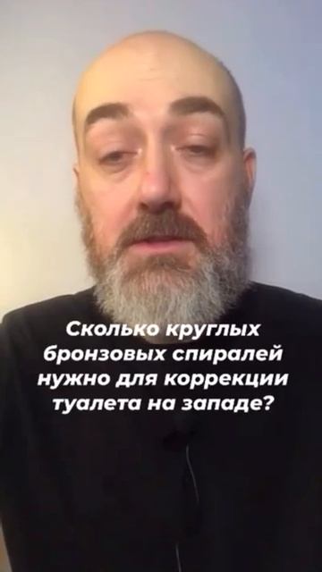 Сколько круглых бронзовых спиралей нужно для коррекции туалета на западе? #vastu #васту #vastuland