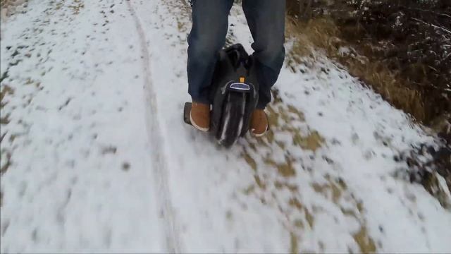 Моноколесо Z10 ЗИМОЙ. Первый день зимы.