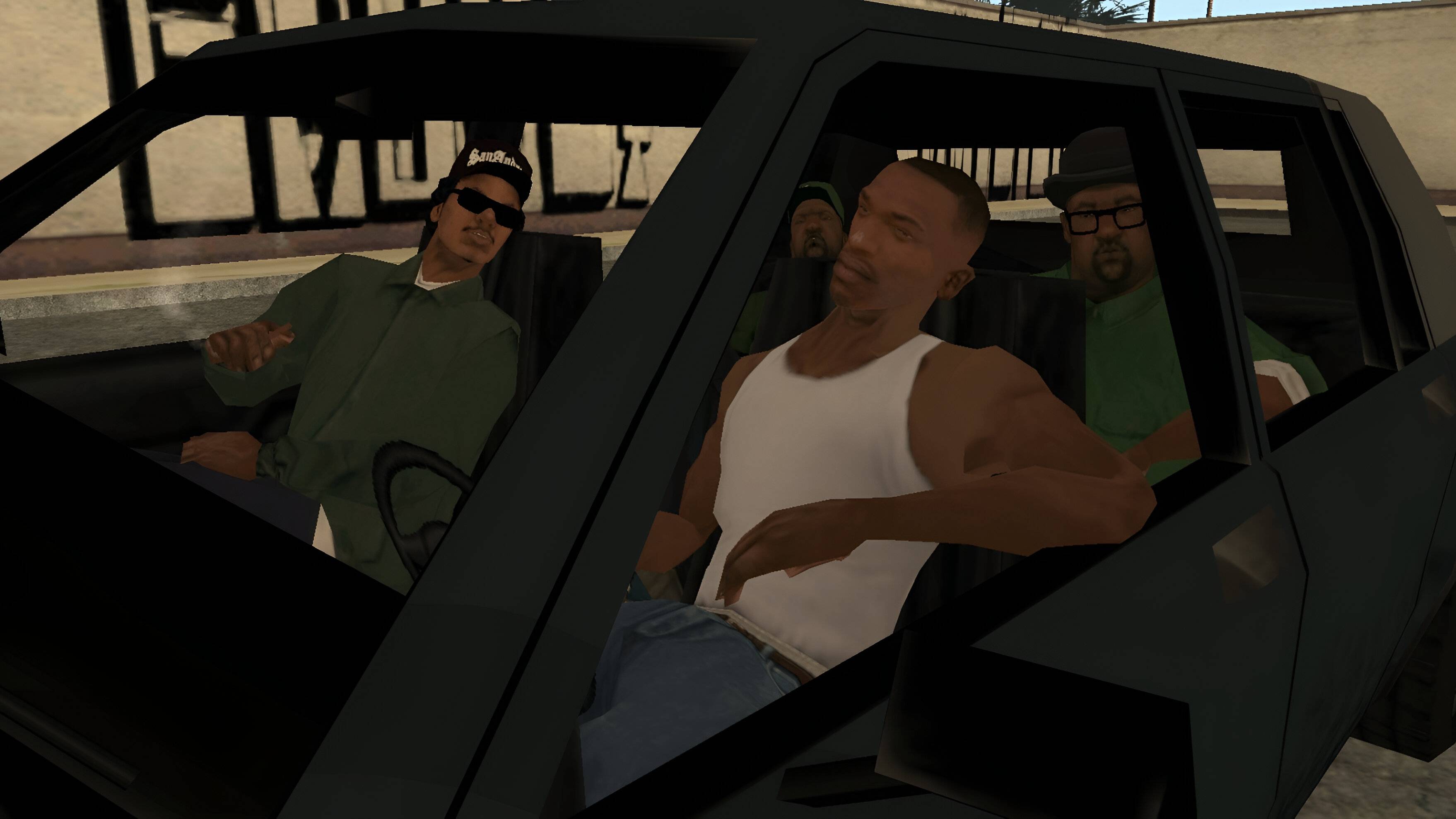 Grand Theft Auto - San Andreas #3 (Стрельба и Одежда цвета Грув-Стрит)