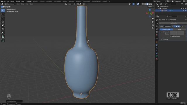 2 -Subdivision Surface Modifier